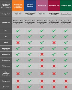 Top 5 Flea Tick and Heartworm Treatments for Your Dogs