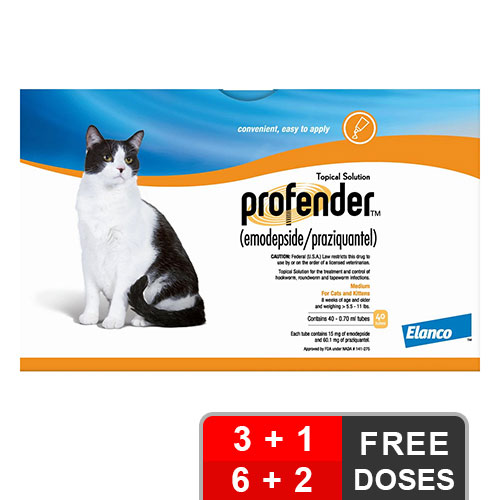 Profender for Cats & Kitten: Topical Cat Dewormer | Profender Spot-On ...